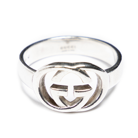 Gucci | Jewelry | Gucci Interlocking G Ring In Silver 925 Sterling ...